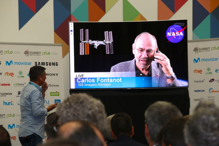 Carlos Fontanot (NASA) comparte en la 4K Summit la experiencia de captar imágenes UHD en la ISS