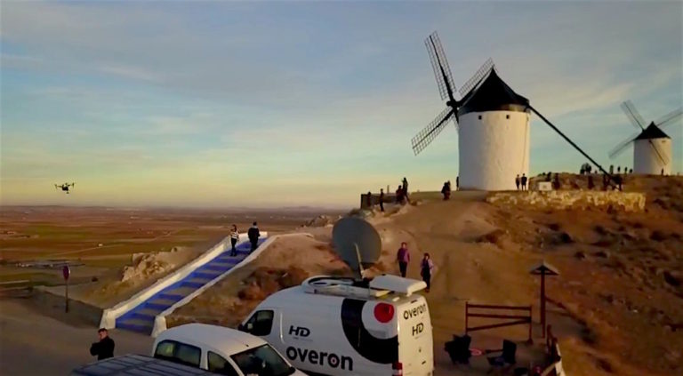 Overon pone en marcha un nuevo servicio audiovisual con drones