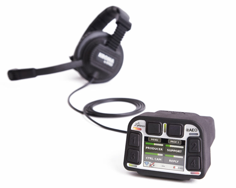 AEQ estrena en NAB su nuevo intercom inalámbrico Xplorer basado en WiFi