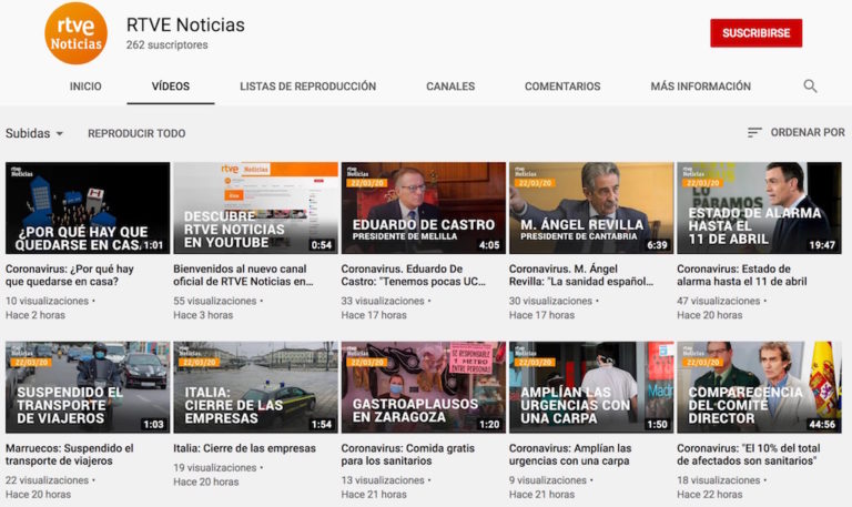 RTVE amplía su oferta informativa con un nuevo canal oficial de ...