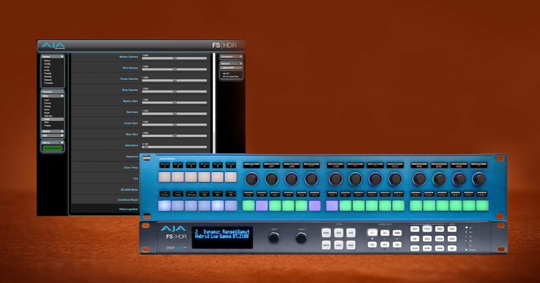 AJA integra la familia FS con Rack Control Duo de Skaarhoj