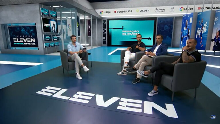 Eleven Sports Portugal estrena dos estudios virtuales con wTVision