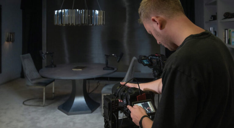 'Diary of a CEO' production with ATEM Mini Extreme ISO