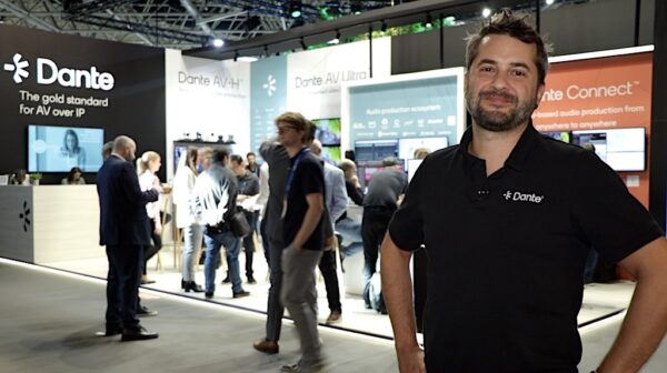 Videoentrevista con Lucas Moreno (Audinate) en IBC 2024